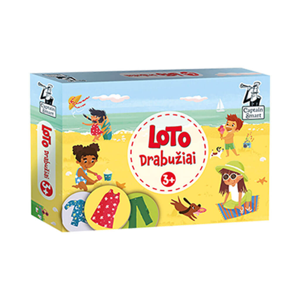 Stalo žaidimas LOTO – DRABUŽIAI – Parduotuvė „Plunksna“